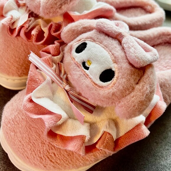 Sanrio | Shoes | New Sanrio My Melody Platform Winter Slippers Size ...